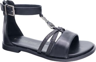 Patrizia Pepe Mädchen Pj293.01_37 Sandal, Schwarz, 37 EU Schmal