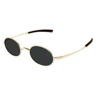 Saint Laurent Eyewear SL948T Oval Metal Frame Sunglasses - Gold