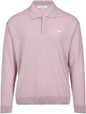 Maison Kitsun&eacute; Polo &agrave; col zipp&eacute; en laine