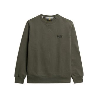 Superdry Essential Crew Sweatshirt - - Sweatshirts & Hoodies - Herren - Gr&uuml;n - L