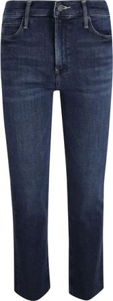 Mother Femme, Jeans, Bleu, Taille: W28 The Mid Rise Dazzler Ankle Fray Jeans