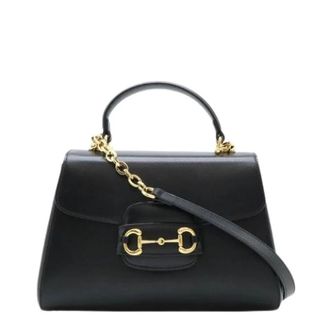 Gucci Pre-owned Lederhandtasche - - Pre-owned - Damen - Schwarzk - ONE SIZE