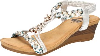 2Go Shoe Company Damen 8910-808 Keilsandale, Silber, 39 EU