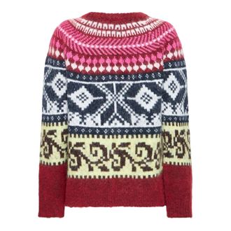 Ichi Zinfandel Multi Pattern - - Knitwear - Damen - Mehrfarbig - XL