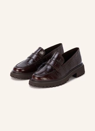 Paul Green Loafer Big Croco braun