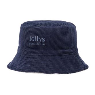 Lollys Laundry Femme, Accessoires, Bleu, Taille: ONE Size Chapeau Seau Marine Coton Doublure