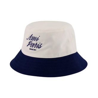 Ami Bicolor Bucket Hat - - Accessories - Herren - Wei&szlig; - 56 CM