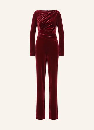 Talbot Runhof Talbot Runhof Jumpsuit Aus Samt rot