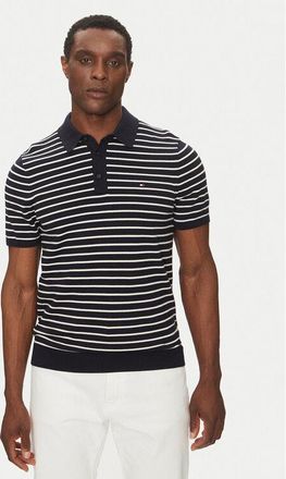 Tommy Hilfiger Poloshirt Essential Cotton Knitted Polo MW0MW37396 Dunkelblau Regular Fit
