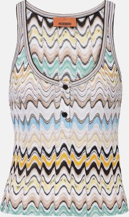 Missoni Top aus H&auml;kelstrick