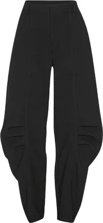 Rotate Rotate Birger Christensen, Femme, Pantalons, Noir, Taille: 38 FR Balloon Suiting Cargo Pantalons