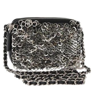 Chanel Pre-owned Vintage Cross Body Bag aus Canvas - - Pre-owned - Damen - Schwarzk - ONE SIZE