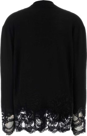 Ermanno Scervino Pizzo Cardigan - Black