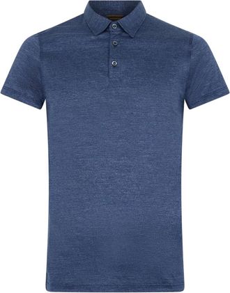 Moorer Homme, Tops, Bleu, Taille: XS Pachino Polo
