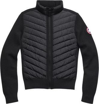 Canada Goose Femme, Vestes, Noir, Taille: 36 FR Veste matelass&eacute;e en maille HyBridge