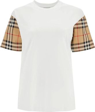 Burberry Femme, Tops, Blanc, Taille: 38 FR T-Chemises