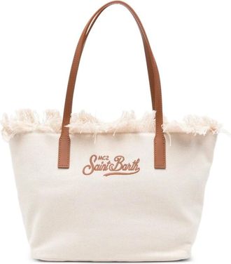 MC2 Saint Barth Femme, Sacs, Beige, Taille: ONE Size City Bag Mid Fringe