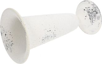 DOITOOL Retro Metall-blumenvase Vintage Stil Eleganter Eisen Übertopf für Pflanzen und Trockenblumen Runde Tischdeko Rustikaler Pflanzkübel für Wohn Bürodekor