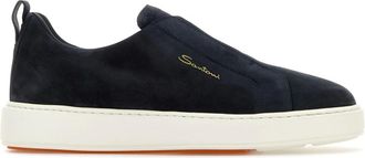 Santoni Homme, Chaussures, Bleu, Taille: 45 EU Victory Slip-On Baskets