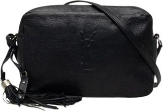 Saint Laurent Sac bandouli&egrave;re Lou Pre-owned - Femme - Pre-owned - Noir - Taille: ONE Size