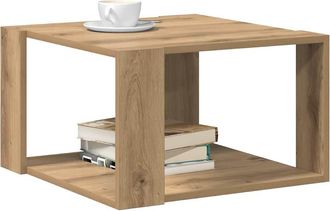 Generic Couchtisch, Quadratischer Sofa-Beistelltisch mit Offenem Rahmen, Integriertes Ablagefach f&uuml;r B&uuml;cher, Getr&auml;nke und Wichtige Einrichtungsgegenst&auml;nde (51