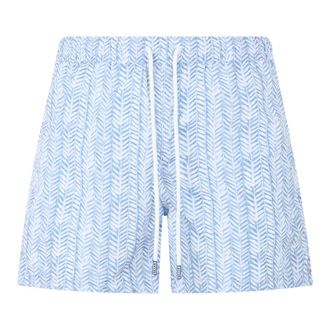 Fedeli Homme, Maillots de bain, Bleu, Taille: 3XL Madeira Swim Shorts
