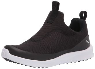 Puma Puma Damen Laguna Fusion Slip-on Golfschuhe, Schwarz/Silber, 40 EU