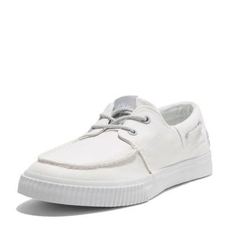 Timberland Baskets &agrave; Lacets pour Homme, Toile Blanche, 46 EU