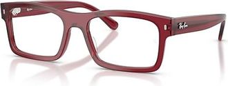 Ray-Ban Rb5435 Optics Bordeaux Transparent Fassung Klar Glas Polarisiert 56-19