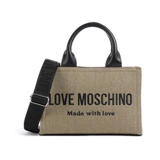 Love Moschino 2Way Handbag - - Bags - Damen - Beige - ONE SIZE