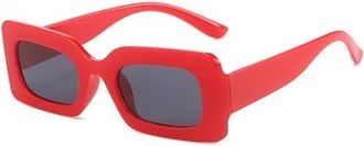 Generic Lunettes De Soleil Carr&eacute;es &Agrave; Petite Monture For Hommes, For Lext&eacute;rieur, Les D&eacute;placements, Vacances(Red)