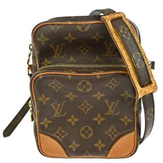 Louis Vuitton unisex, Pre-owned, Brun, Taille: ONE Size Sac bandouli&egrave;re vintage en toile Pre-owned