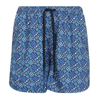 Tagliatore Badeshorts mit Muster - - Swimwear - Herren - Blau - S