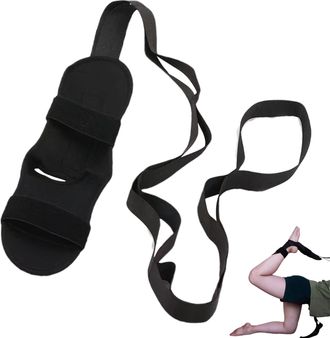 Generico Dehnungsgurt - Rutschfester G&uuml;rtel mit Griff f&uuml;r Training und Dehnung, elastische B&auml;nder f&uuml;r Training, f&uuml;r Frauen, M&auml;nner, Jugendliche, Athleten, Pila