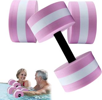 Generico Wasser-Aerobic-Gewichte, Wassergewichte | Poolgewichte mit Wassergewichten, Trainingsset aus hochdichtem Schaumstoff, 2-teiliges Wassertrainingsgerät 