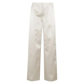 Philosophy di Lorenzo Serafini Femme, Pantalons, Beige, Taille: 38 FR Wide Pantalons