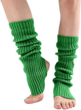 Generic Jambi&egrave;res en tricot c&ocirc;tel&eacute; pour femme des ann&eacute;es 80 - Chaussettes chaudes pour la danse, le sport, Jn, taille unique