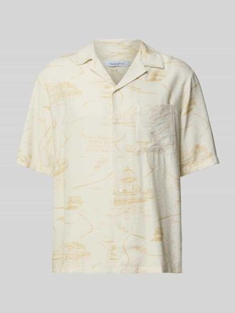 Maison Kitsun&eacute; Regular Fit Freizeithemd aus Viskose-Mix