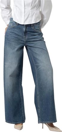Kocca Femme, Jeans, Bleu, Taille: 44 FR Pantalon en denim coupe droite moderne