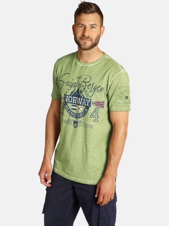 Jan Vanderstorm T-Shirt HELGO mit gro&szlig;em Nordic-Print