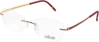 Silhouette unisex, Accessoires, Rouge, Taille: 53 MM 5529 HD 3020 Eyeglasses
