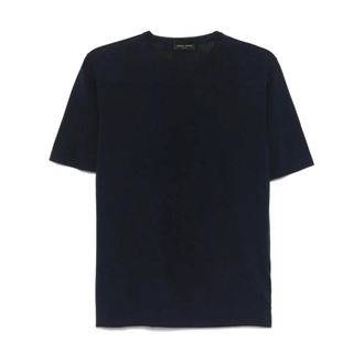 Roberto Collina Herren, Oberteile, Blau, MGr&ouml;&szlig;e