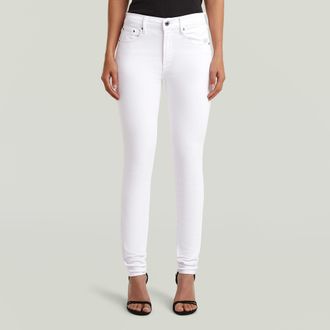 G-Star 3301 Skinny Jeans - Wei&szlig; - Damen