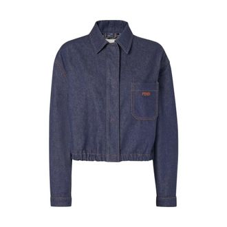 Fendi Light Jackets - - Jackets - Damen - Blau - S
