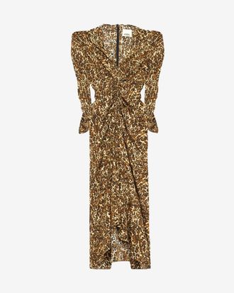 Isabel Marant Robe Albini - Femme - L&eacute;opard - Taille38 - Isabel Marant