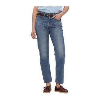 Levi's 501 Crop Straight Leg Jeans - - Jeans - Damen - Blau - W25 L28