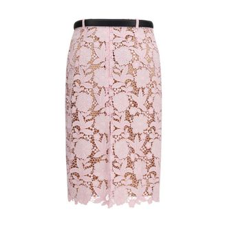 Self Portrait Womens Multicolor Polyester Midi Skirt