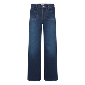 Frame Denim Le Slim Palazzo Modernist Pocket Jeans - - Jeans - Damen - Blau - W29