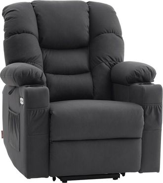 MCombo M Mcombo elektrische Aufstehhilfe Relaxsessel 7550, mit 3 Motoren getrennt verstellbar, Liegeposition bis 170&deg;, verl&auml;ngerte Fu&szlig;st&uuml;tze, usb, f&uuml;r