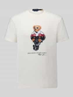 Polo Ralph Lauren T-Shirt mit ikonischem B&auml;renprint